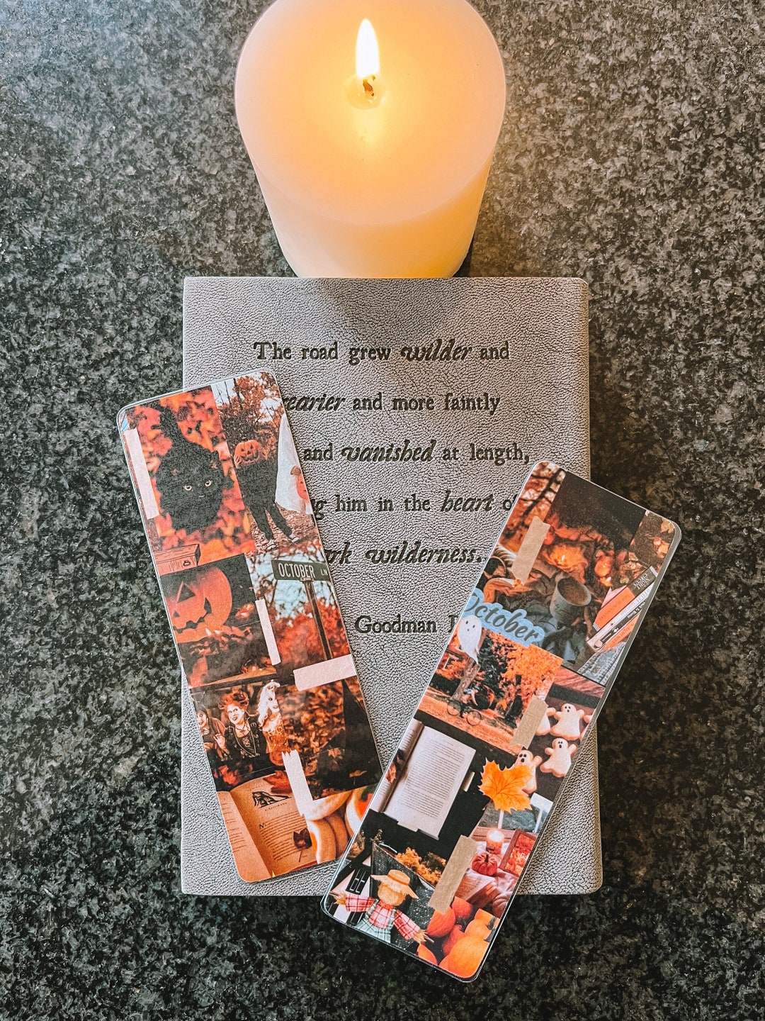 Fall Bookmark, Halloween Bookmark, October Bookmark, Autumn Bookmark ...