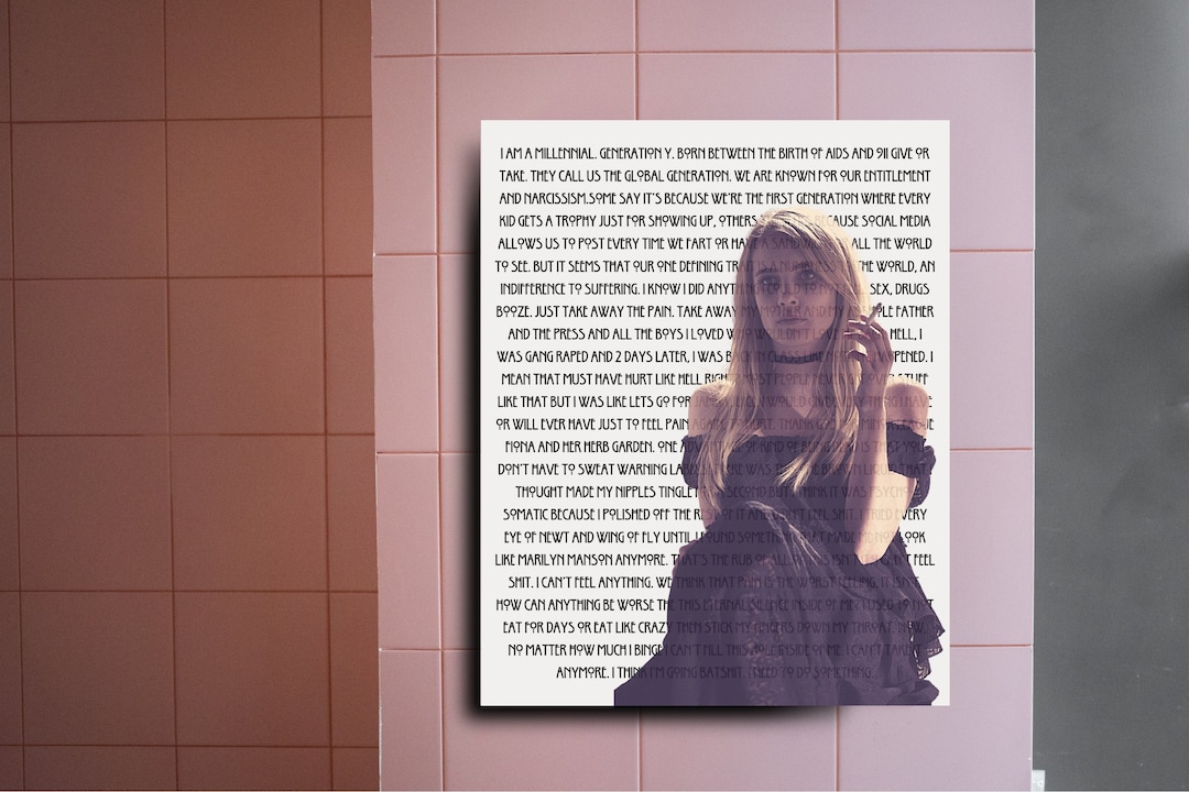 AHS Coven Madison Montgomery 8x10 Print, Wall Decor, Home Decor, Horror ...