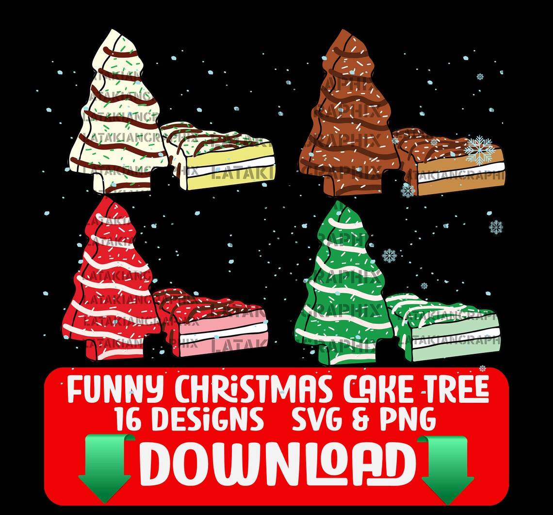 Little Debbie Cake-christmas Tree Holiday-svg PNG Digital - Etsy