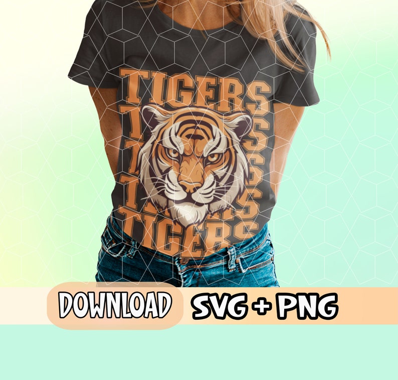 Tigres SVG PNG, Tigres Cara svg, Tigres apilados svg, Tigres Mascota ...