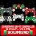 Christmas Game Controller PNG & SVG Bundle, Christmas Joysticks Svg Png ...