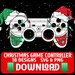 Christmas Game Controller PNG & SVG Bundle Christmas - Etsy