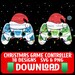 Christmas Game Controller PNG & SVG Bundle Christmas - Etsy