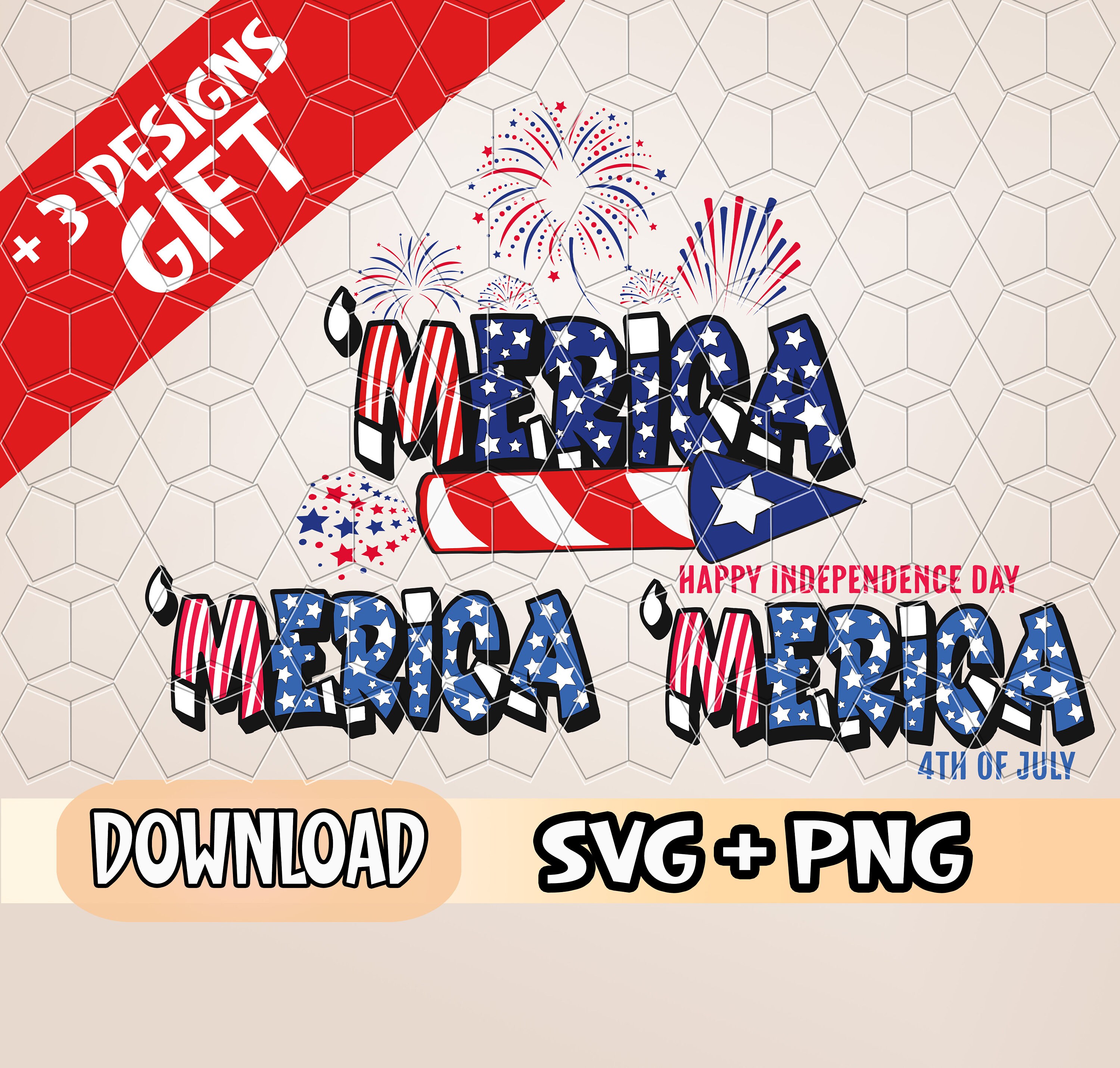 Merica Mullet Eagle SVG , 4th of July SVG Bundle,eagle With American ...