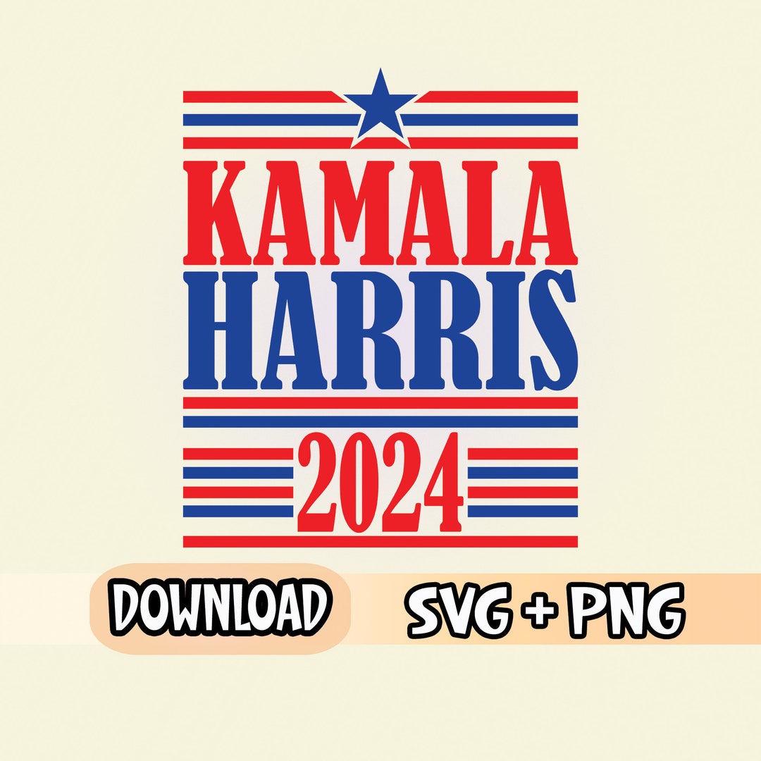 Kamala Harris for President 2024 Png & Svg , Kamala Harris President ...
