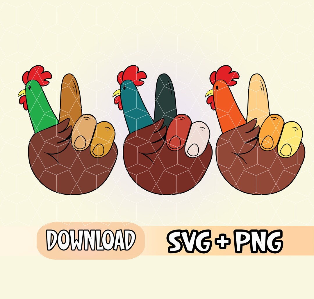 Peace Sign Turkey Hand SVG, Turkey Hand SVG, Thanksgiving SVG, Instant ...