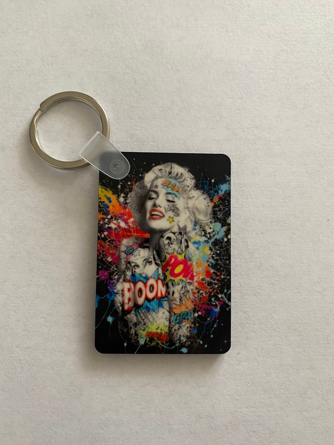 Marilyn Monroe Boom Boom Keychain - Etsy