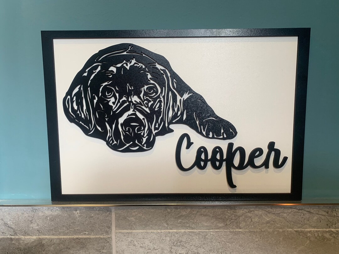 Personalised Labrador Wall Art - Labrador Plaque - Labrador Gift ...