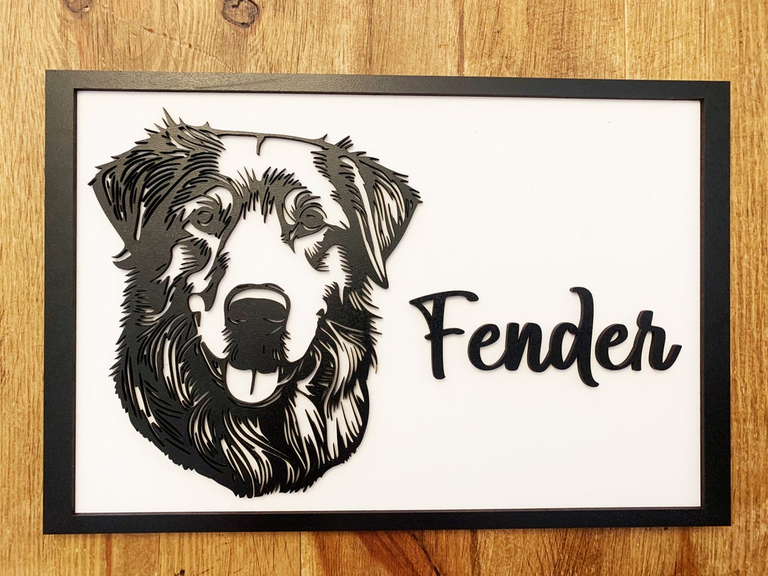 Personalised Golden Retriever Wall Art - Labrador Plaque - Golden ...