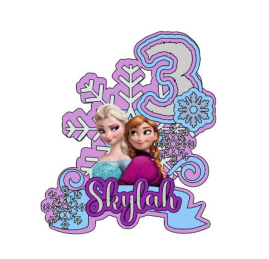 Frozen Cake Topper. Cake Topper. Personalized Cake Toppers. Cake ...