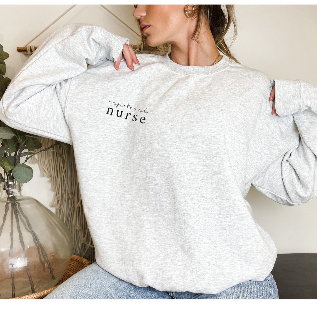 Registered Nurse Sweatshirt, RN Sweater, RN Crewneck, Nursing Student ...