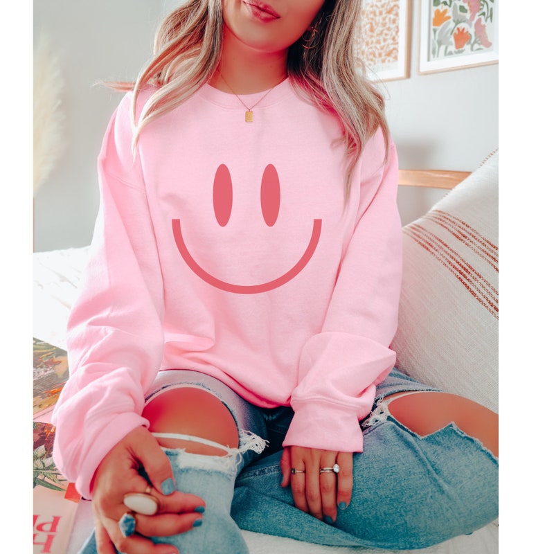 Happy Sweatshirt - Etsy