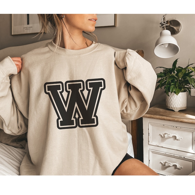 Letterman Sweater - Etsy