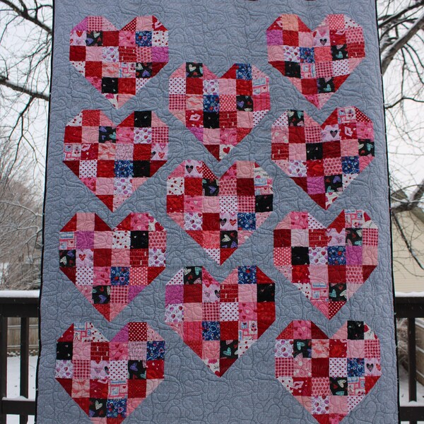 Heart Quilt - Etsy