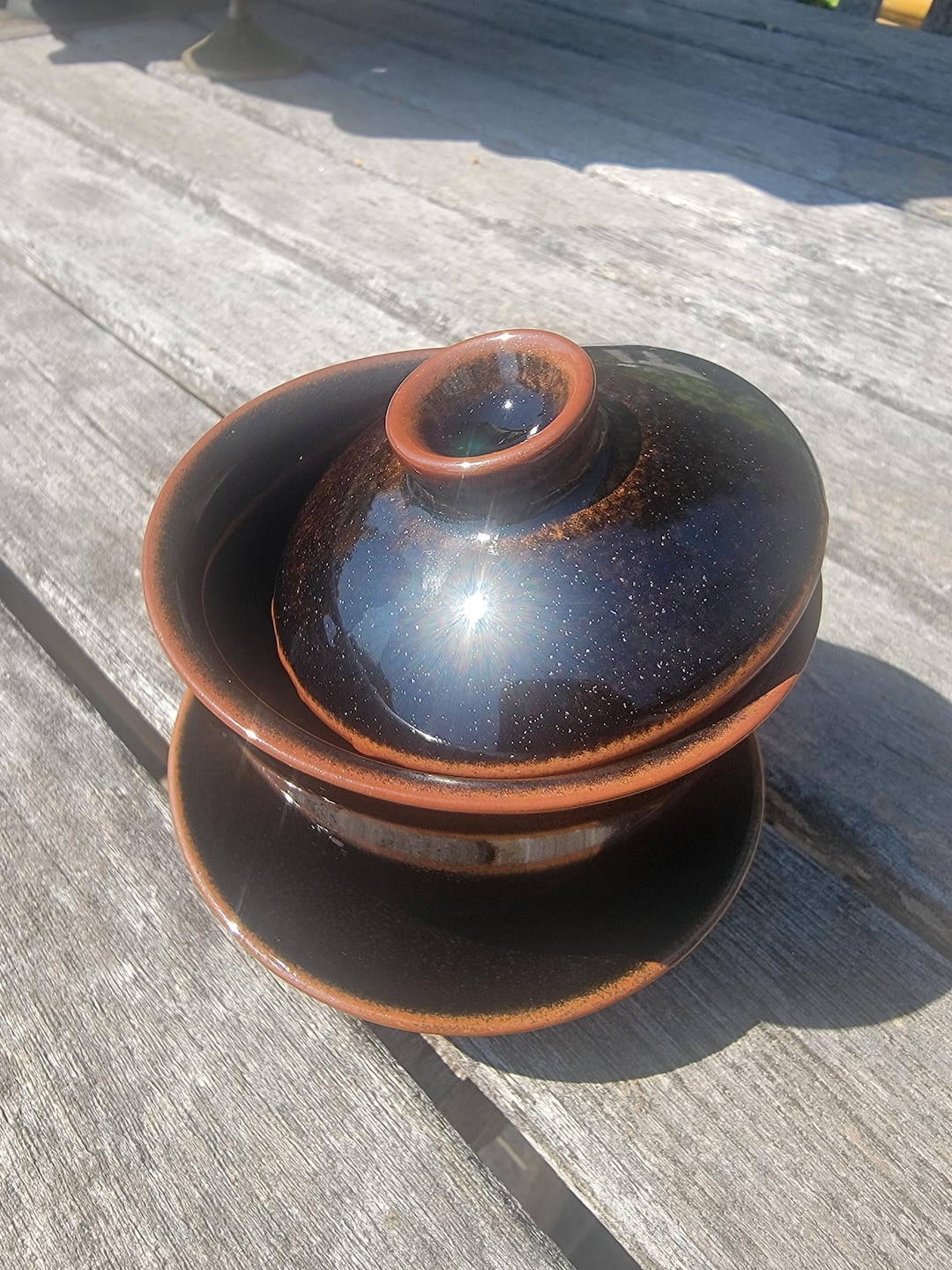 Anta Pottery Gaiwan Tea Pot - Etsy