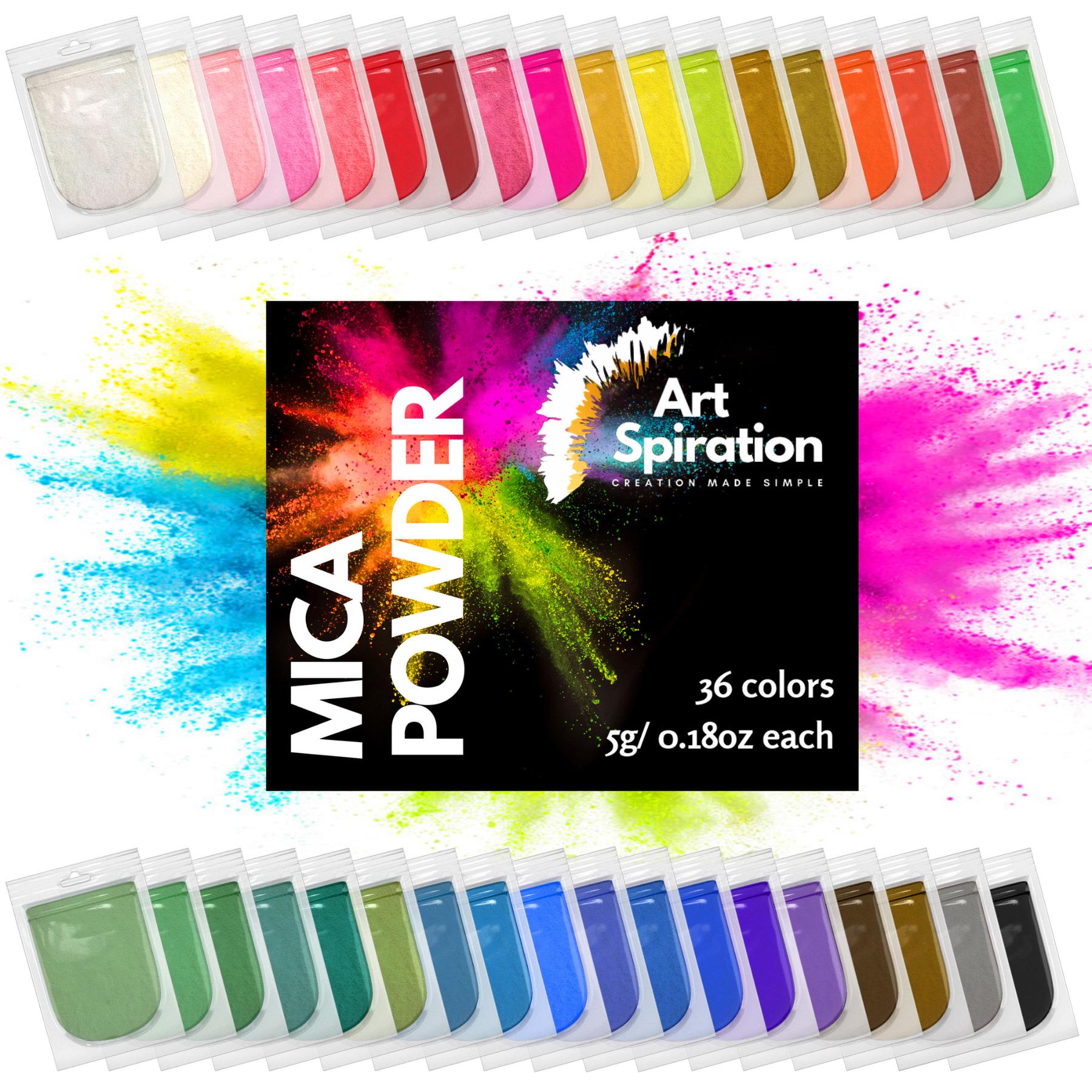Mica Powder Set: 24 Colors for Epoxy Resin, Soap, Cosmetics - Etsy