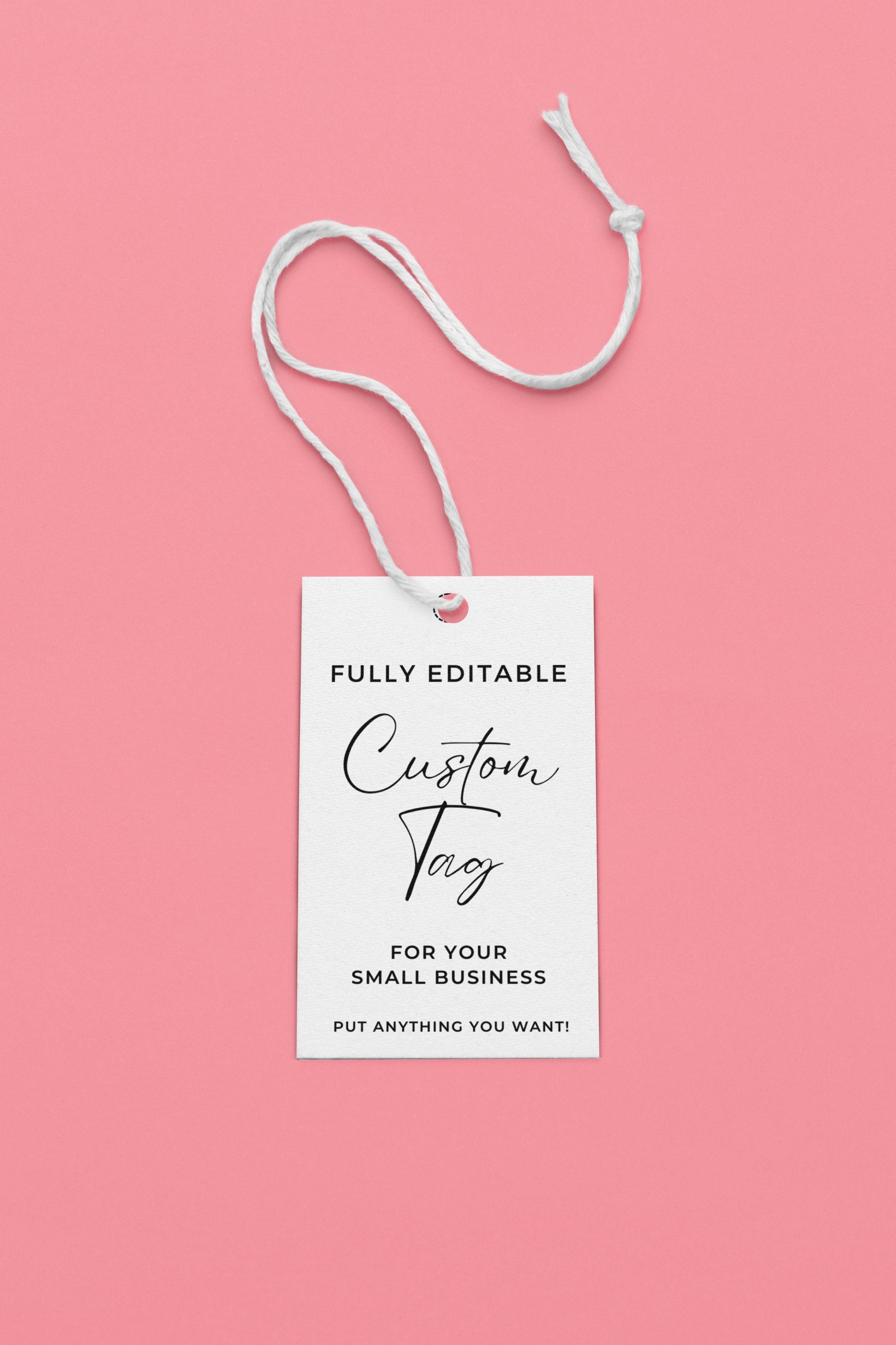 Editable Tags Instant Download, Calligraphy, Custom Tag, Minimalist Tag ...