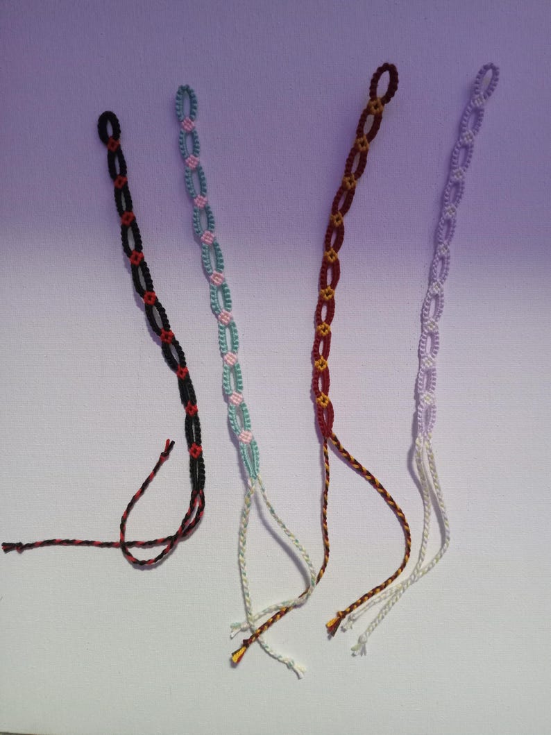 Daisy Chain Friendship Bracelet Set - Etsy