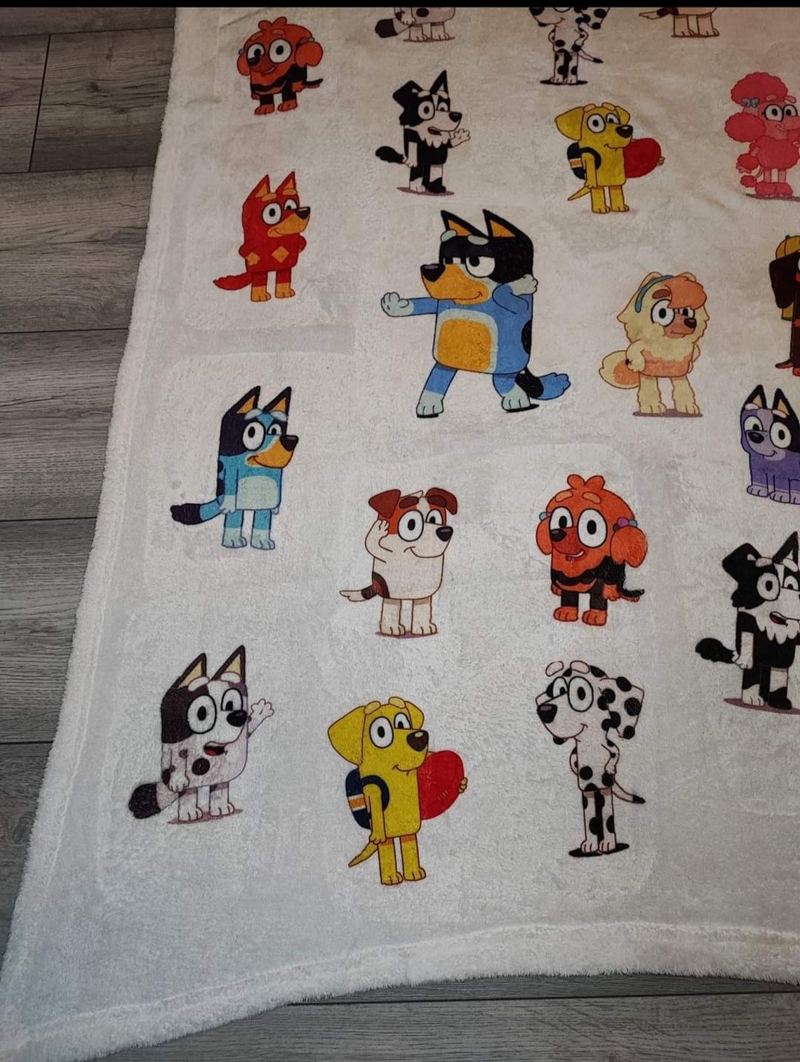 Bluey Blanket, Personalised Bluey Snuggle Blanket, Personalised Blanket ...