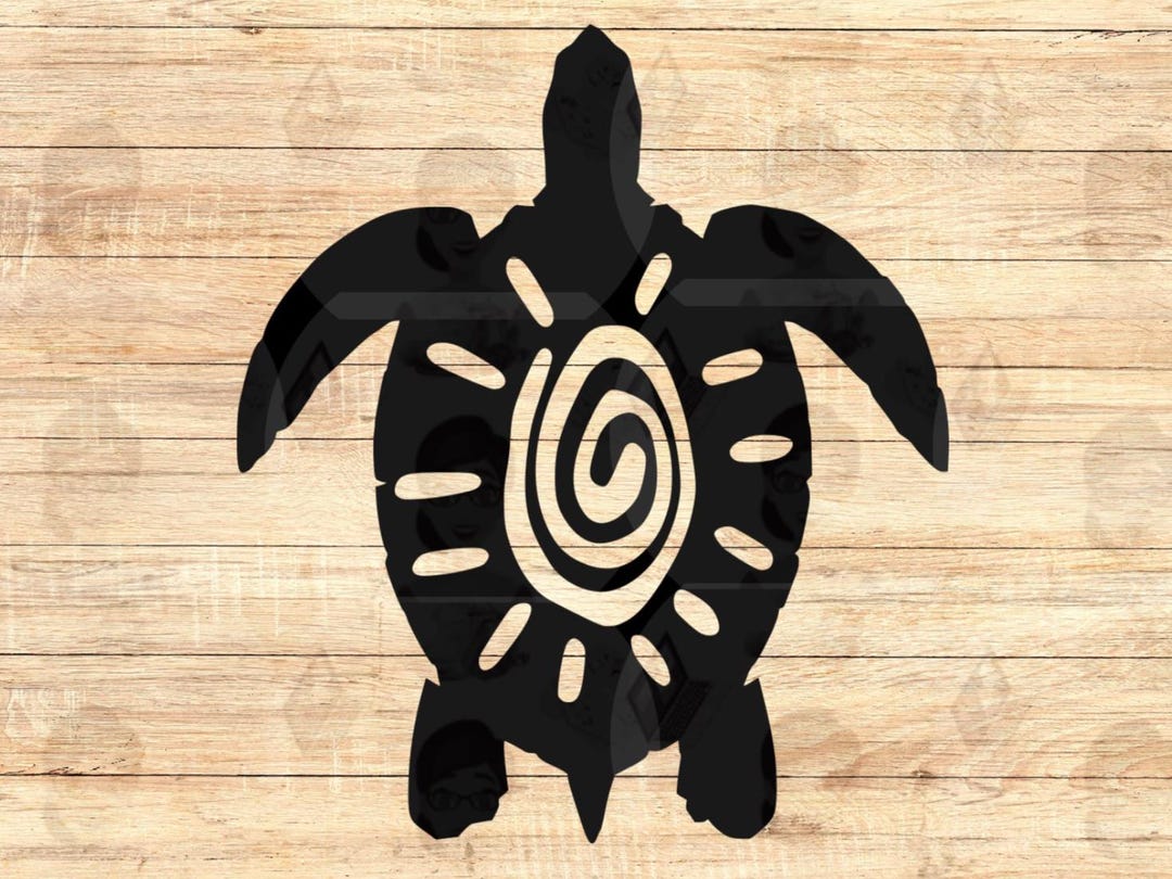 Nautical Sea Turtle SVG, Island Tortoise DXF, PNG, Laser Cut File - Etsy