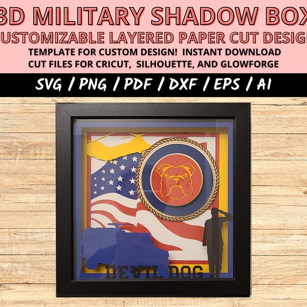 Shadow Box Military - Etsy