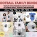 Football Family SVG Cut Files for Cricut, Silhouette, and Glowforge ...