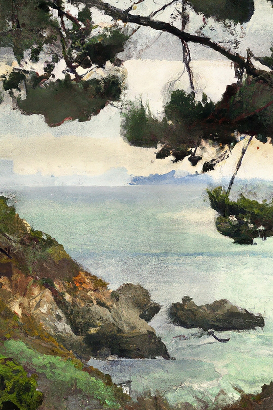 Northern California Coast | DIGITAL DOWNLOAD | Ocean Scene Print, Wall ...