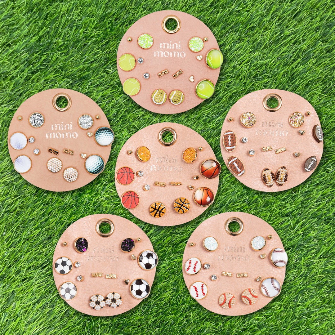 Sports Earring Set for Women Multi Pairs Assorted Multipack - Girl's ...