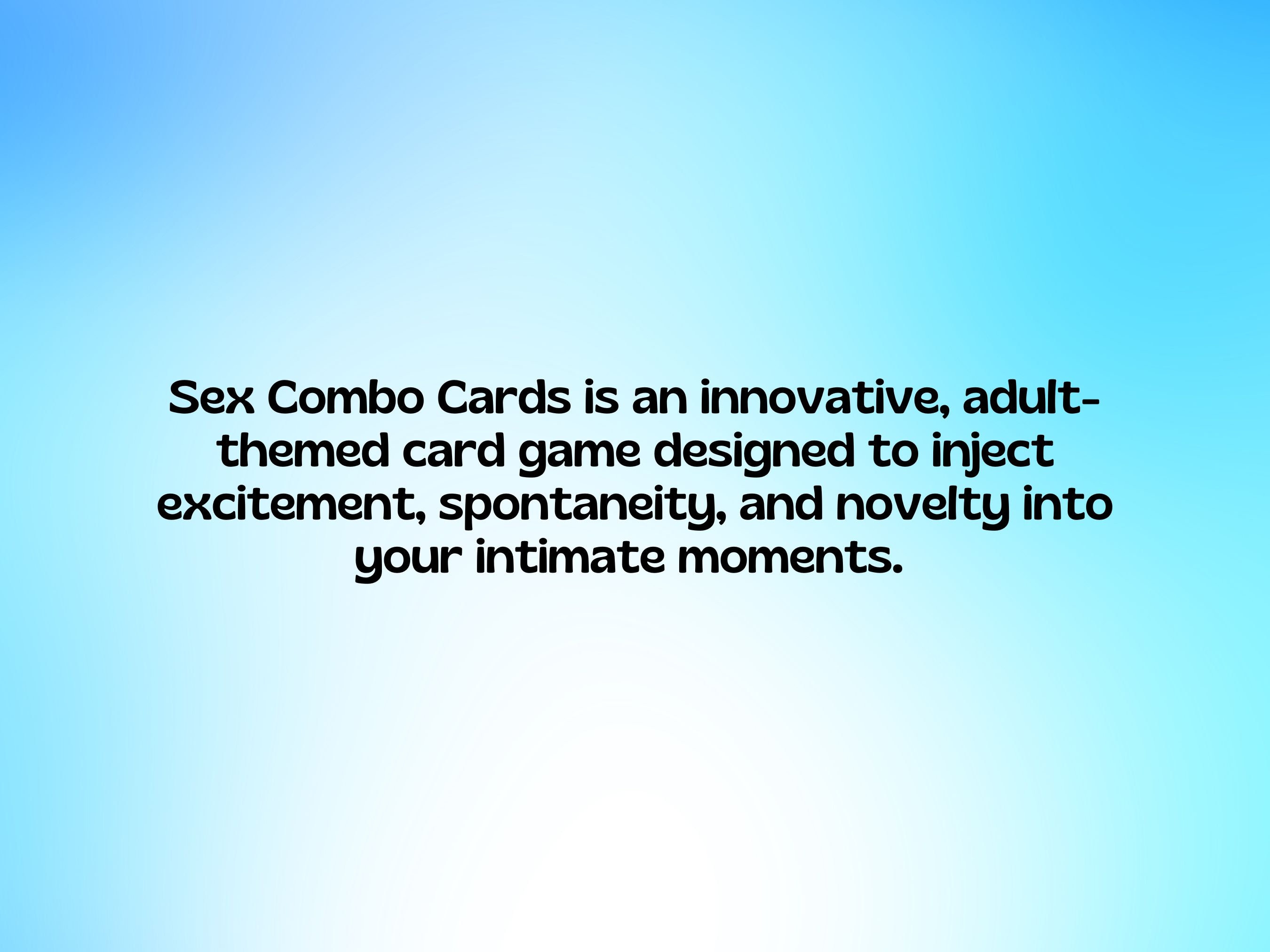 Sex Combo Cards Sex Cards Sex Game Sexy Game Relationship Game Sex Gift Sex Positions Cards ...