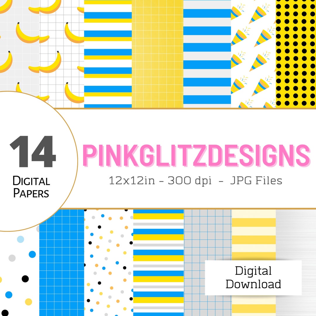 MINIONS Digital Paper, Minions Scrapbook Paper, Minions Birthday ...