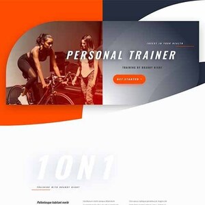 Wordpress Theme With Personal Trainer Layout - Etsy