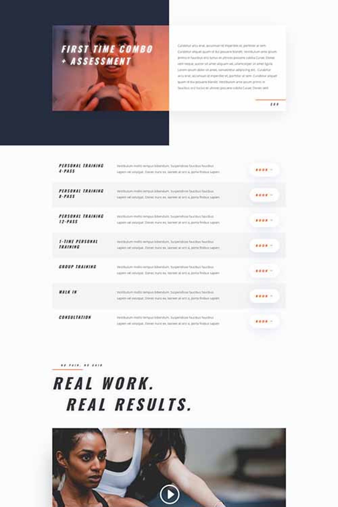Wordpress Theme With Personal Trainer Layout - Etsy