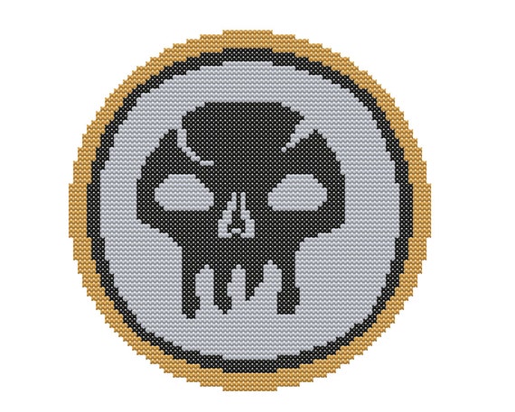 Magic: the Gathering. Land Symbol Swamp - Etsy