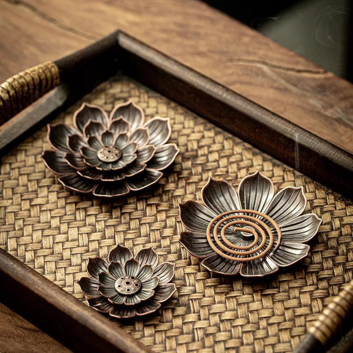 Incense Holder, Lotus Flower Incense Holder, Home Decoration, Feng Shui ...