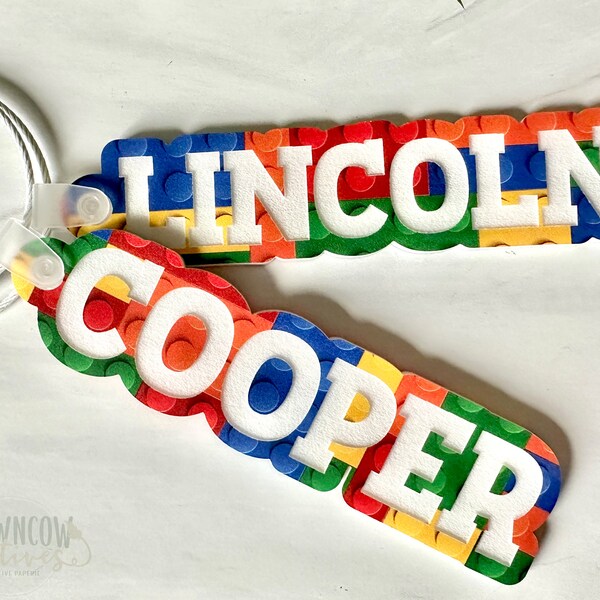 Boys Name Tag - Etsy