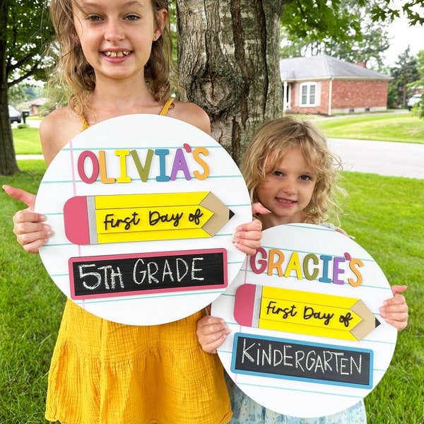 School Wood Sign - Etsy