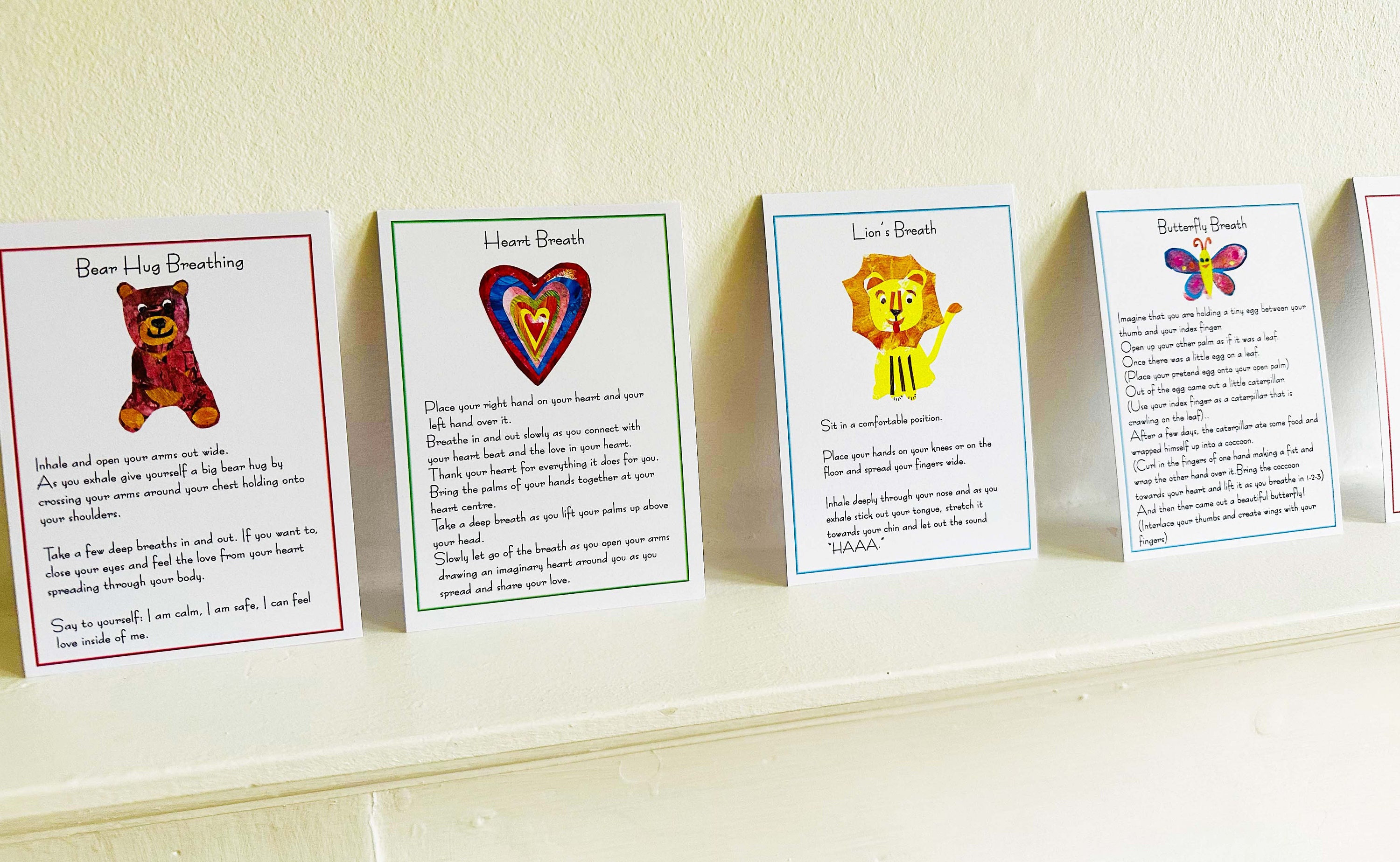 Mindfulness Breathing Cards for Kids – Calm Corner Tools (digital ...