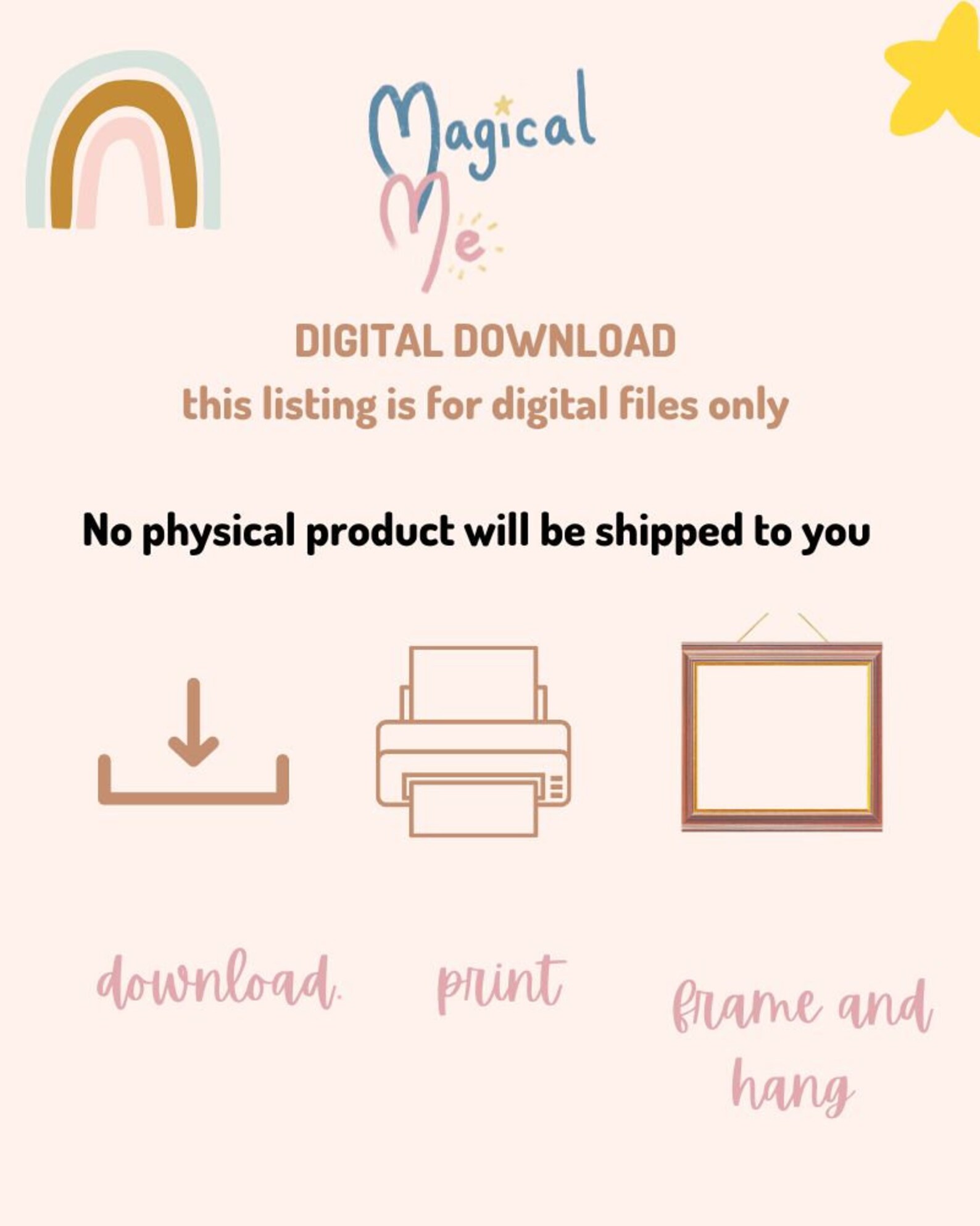 Safe Place Wall Art Classroom Decor Children's Room Decor Calming ...