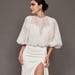 Wedding White Bridal Jacket. Premium Warm Dress Topper for Wedding ...