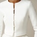 Wedding White Bridal Jacket. Premium Warm Dress Topper for Wedding ...