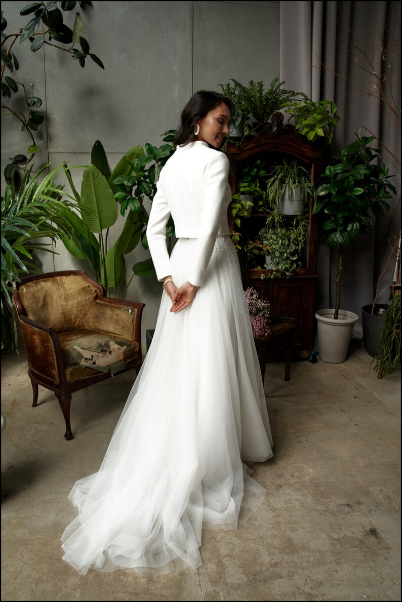 Bride Jacket Wedding Cashmere Coat Ivory Jacket for Bride - Etsy