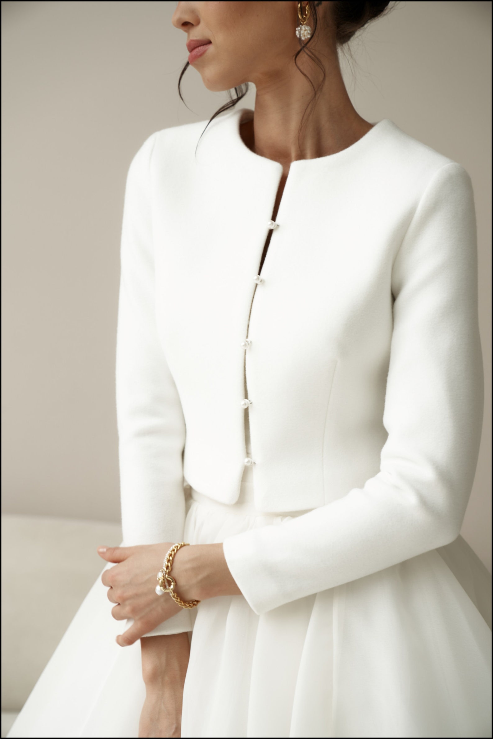 Bridal Jacket Wedding Coat Cashmere Jacket for Bride Warm - Etsy