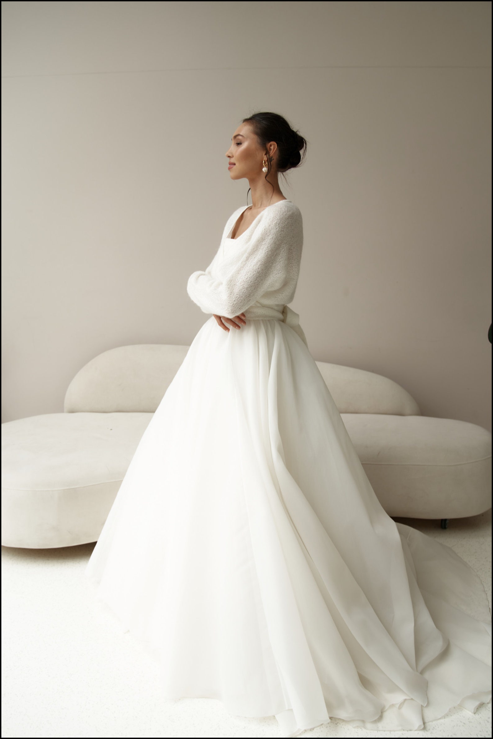 Bridal Cardigan Knit Jacket for Wedding Bridal Coat Modern - Etsy