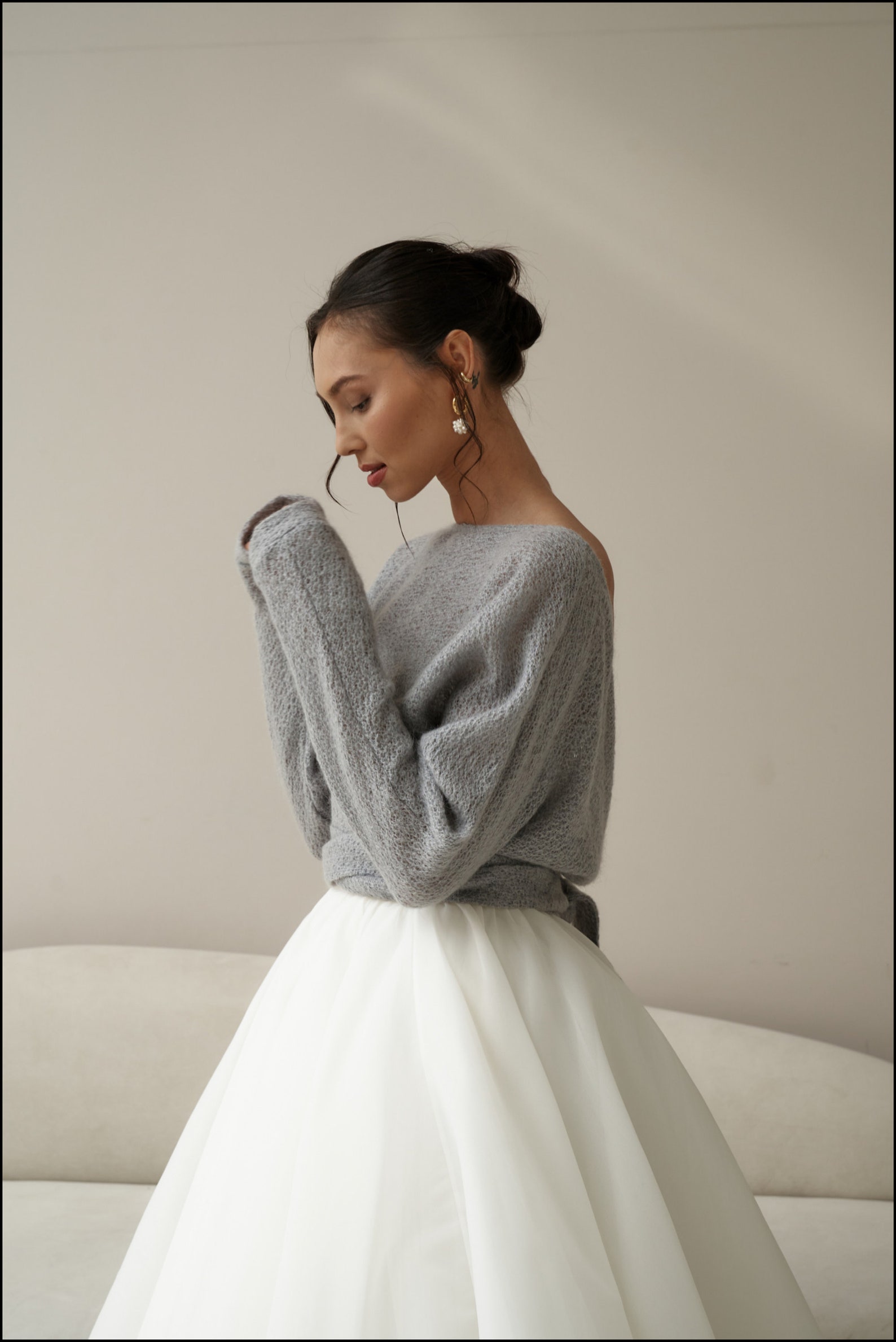 Bridal Cardigan Knit Jacket for Wedding Bridal Coat Modern - Etsy