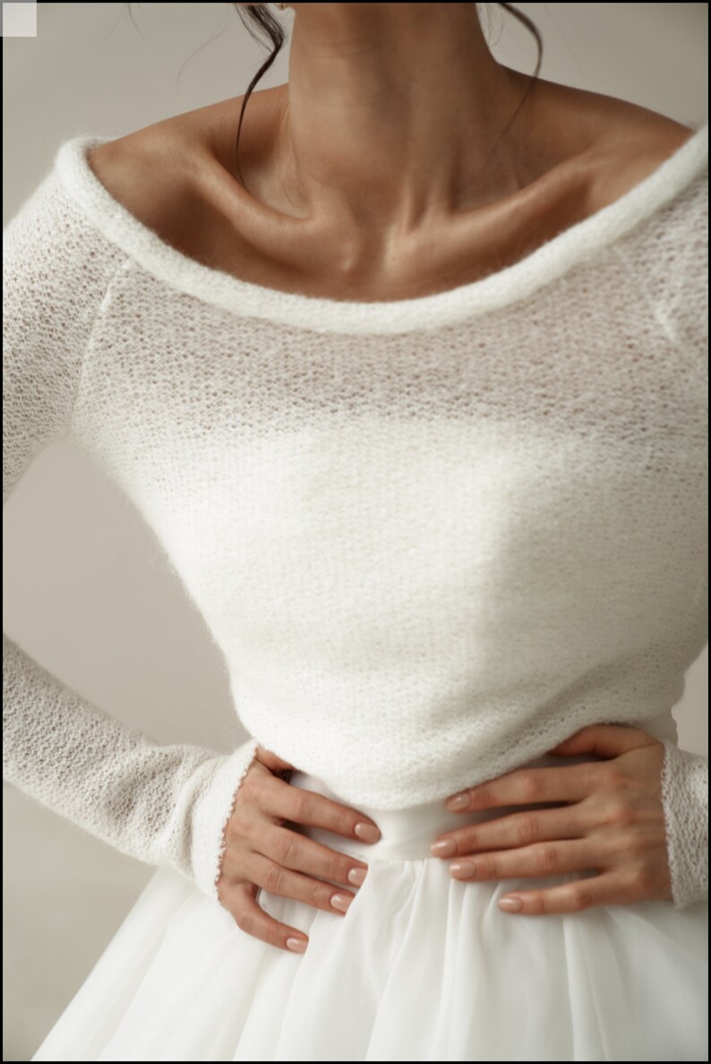 Bridal Bolero Off-the-shoulder Top for Bride Bridal Dress - Etsy