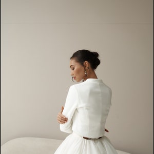 Bridal Jacket Bridal Coat White Jacket for Bride Wedding - Etsy
