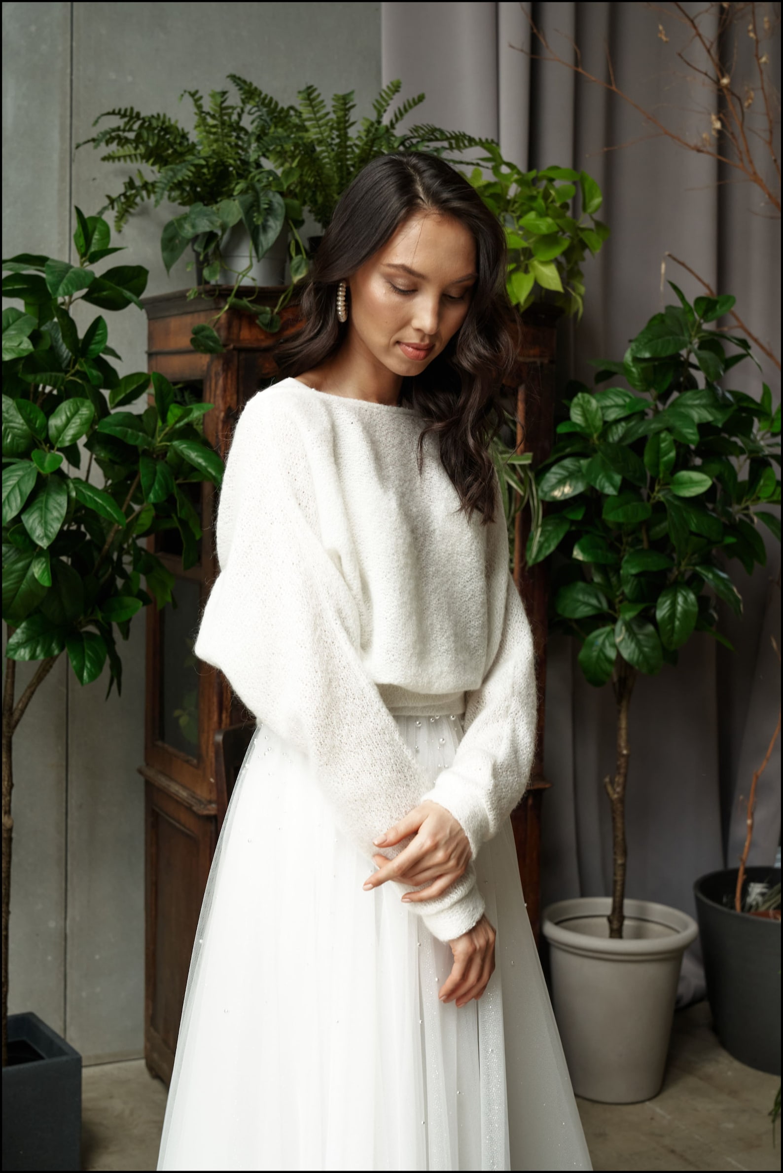 Bridal Jacket Sweater for Bride Wedding Cardigan Ivory Wed - Etsy