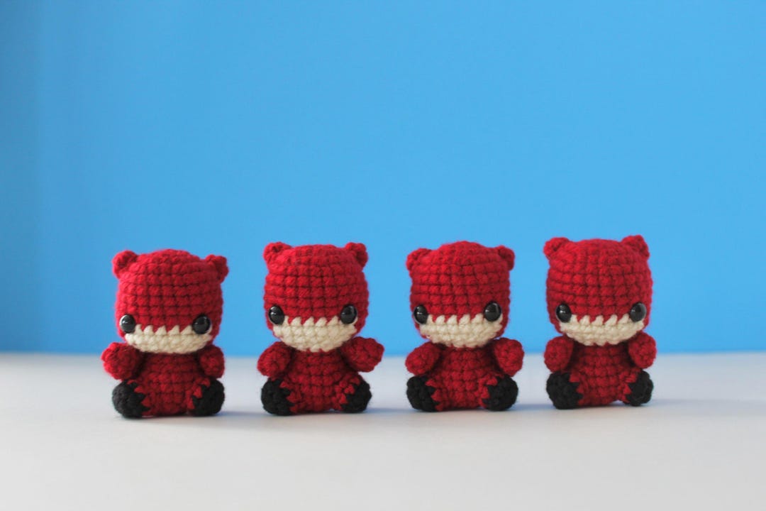 Crochet Daredevil Doll Amigurumi Super Hero - Etsy