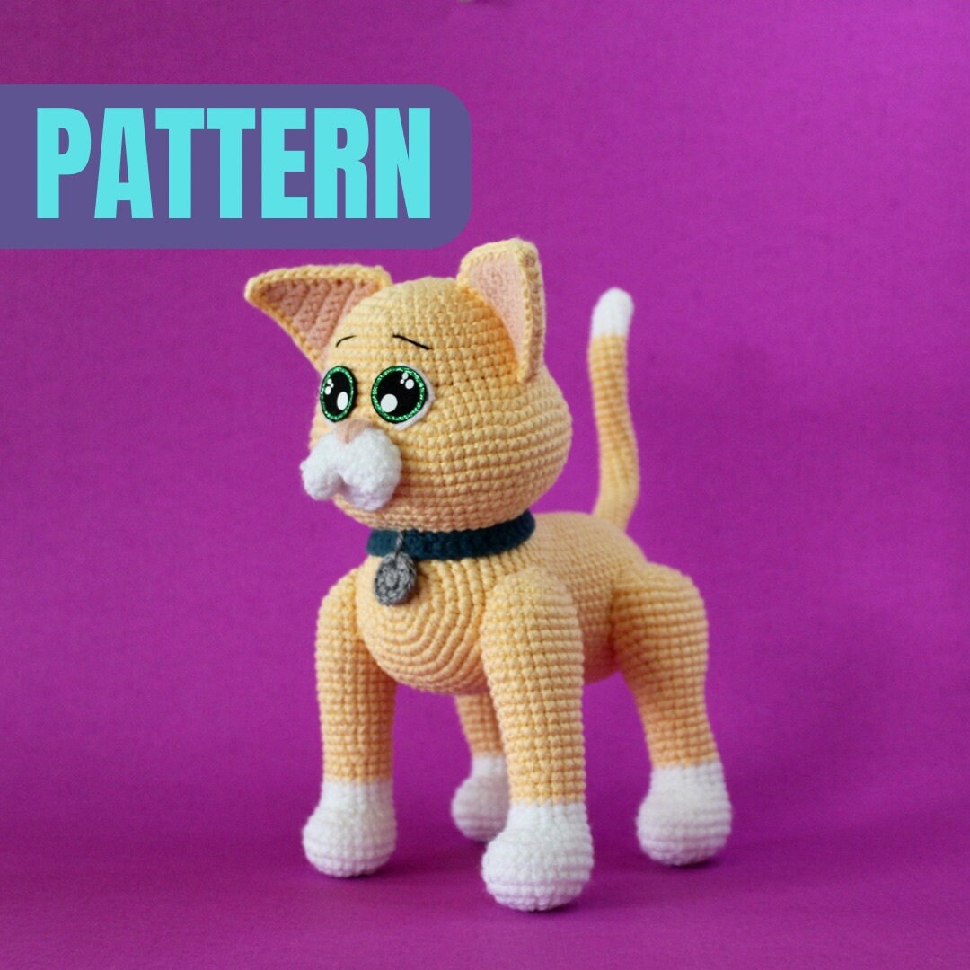 Oliver the Cat Amigurumi Pattern - Etsy