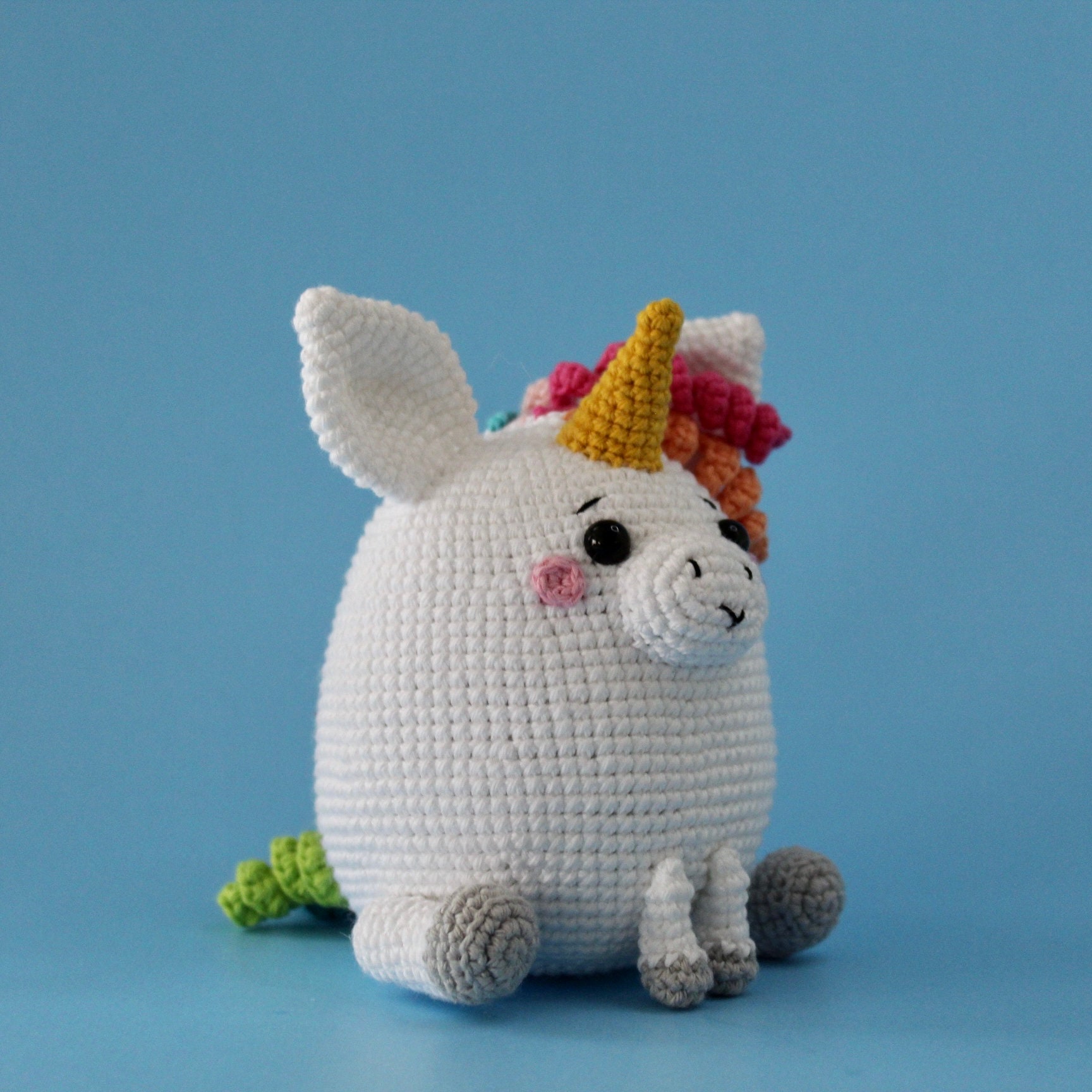 Courtney the Unicorn Amigurumi Pattern | Croceht Unicorn | Plushie ...